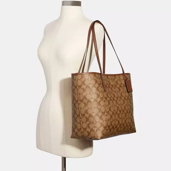 Coach | Bags | Coach Reversible City Tote Wristlet | Poshmark